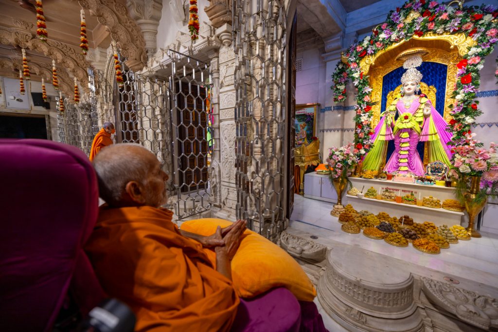 Unshakable Devotion: A Memorable Moment with Mahant Swami Maharaj – The ...